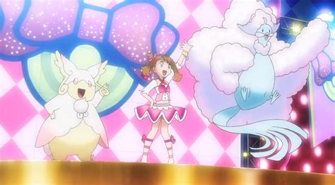 May Participating In A Pokémon Contest Alongside Her Audio And Altaria
