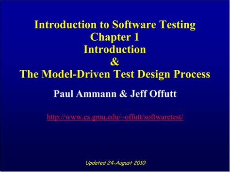 Software Testing Basics Ppt
