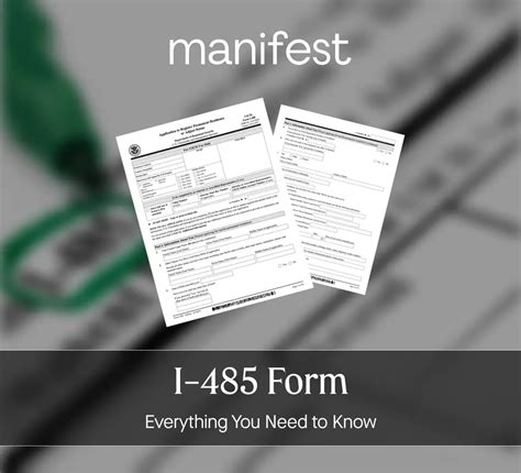 Form I 485 2025 Guide To Adjustment Of Status