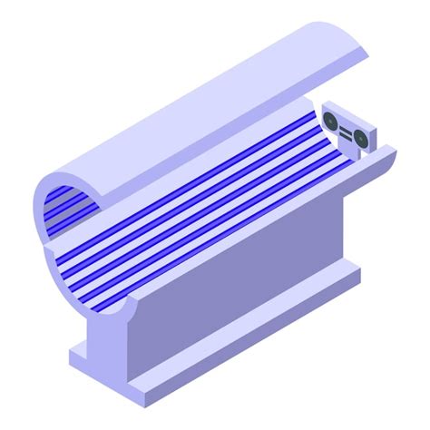 Premium Vector Solarium Spa Bed Icon Isometric Of Solarium Spa Bed