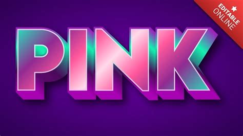 Pink Text Effect Generator