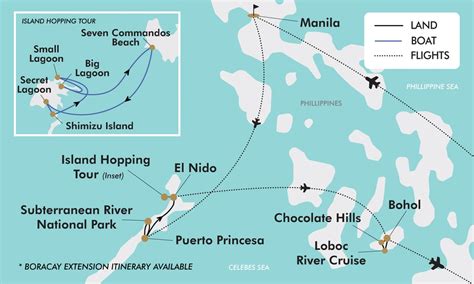 Philippines Inter Island Ferry System Map