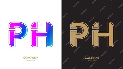Premium Vector Letter Ph Logo Template Illustration Design