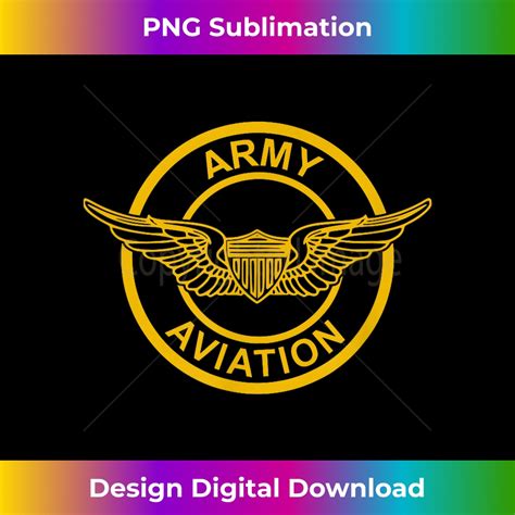 Army Aviation Wings Patch Edgy Sublimation Digital File Inspire Uplift