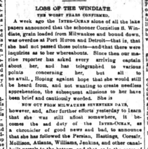 Great Lakes Ghost Ship Wreck View Photos Of The Cornelia B Windiate