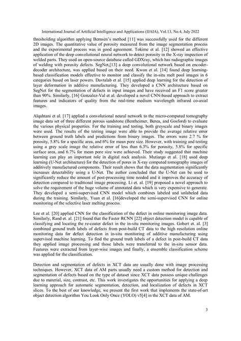a deep learning approach for defect detection and segmentation in x ray