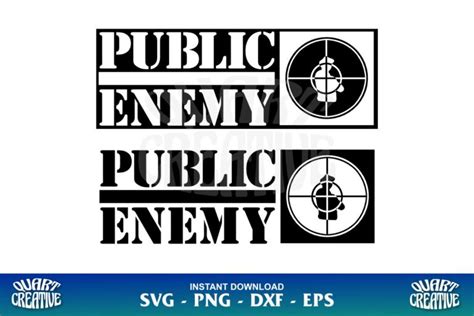 Public Enemy Logo Svg Cricut Gravectory