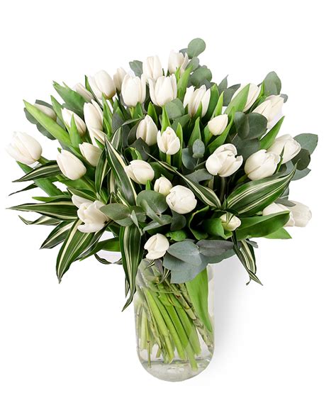 Buchet Cu Lalele Albe Magnoliaro