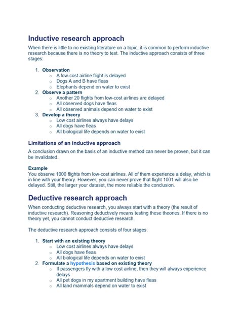 2 Inductive Research Approach Pdf Deductive Reasoning Inductive Reasoning