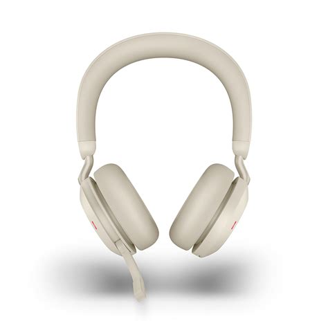 Snapklik Com Evolve2 75 USB A MS Teams Beige Wireless Headset Music Headphones Beige