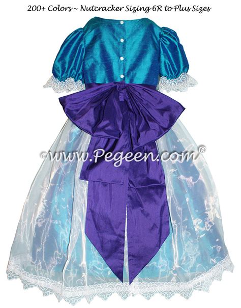 Royal Purple And Peacock Nutcracker Party Scene Dress