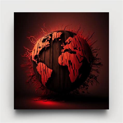 Premium Ai Image Global Warming Earth Vector