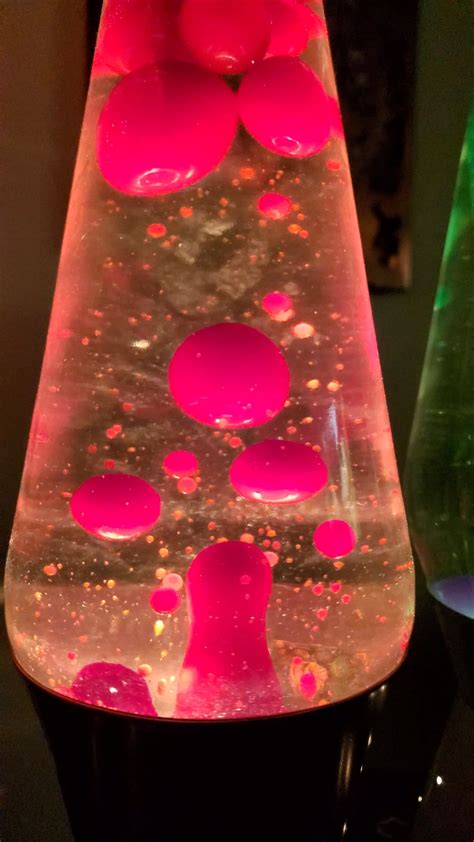 Small Lava Bubbles The Lamp Is A Restore Filtered The Wax From Rust