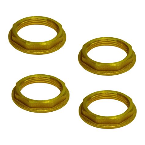 Brass Waste Coupling Lock Nut 1 ¼ Inches Pack Of 4 Ruhe