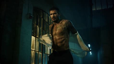 Auscaps David Beckham Nude In Boss One Commercial