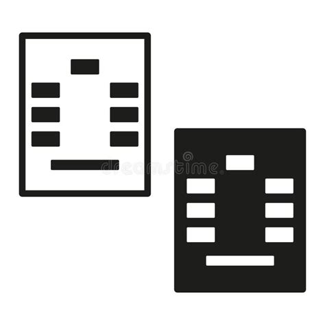 Business Document Icon Invoice Symbol Simple Vector Design Black And