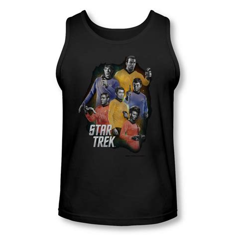 Star Trek Shirt Tank Top Galaxy Glow Black Tanktop Star Trek Galaxy