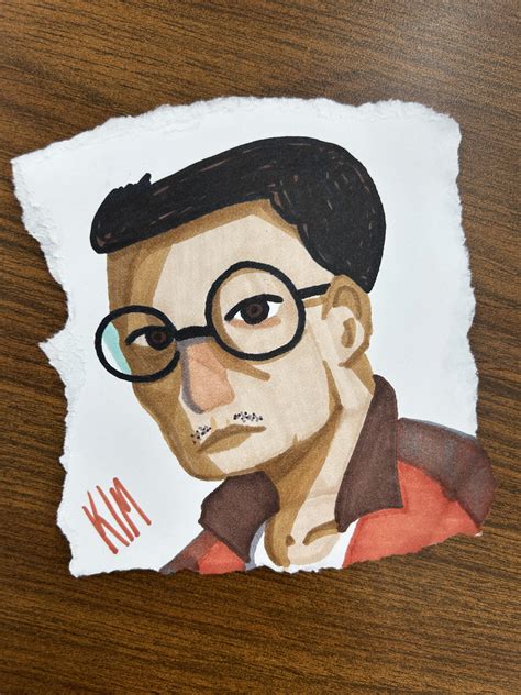 Lil Kim Doodle On A Discarded Piece Of Trash Sharpie Art By Me R