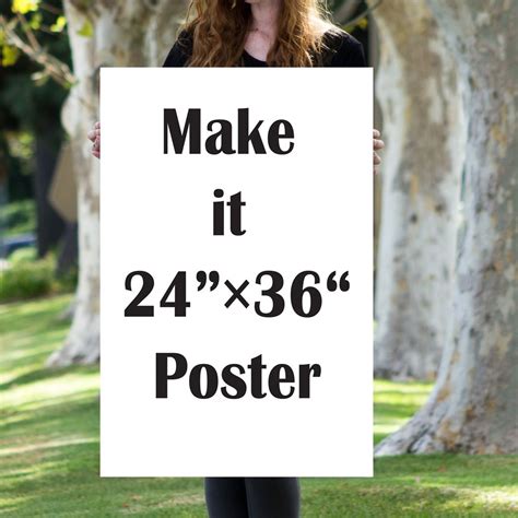 24 X 36 Poster Template