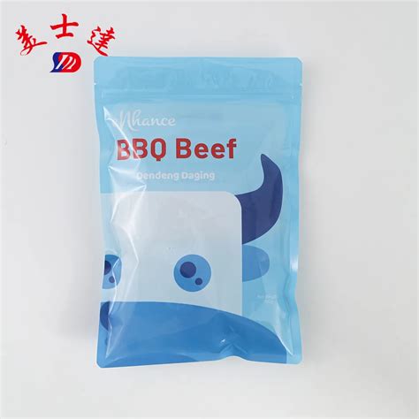 Custom Beef Jerky Packaging Bags Flat Pouches Supplier For 280g Packs