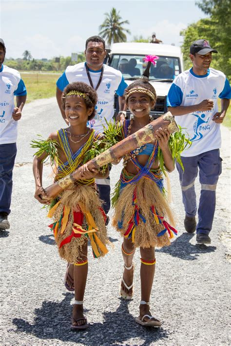 Oil Search Pacific Games Relay In Manus Province Papua New Guinea Today