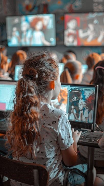 Free Young Girl Computing Image Download At Stockcake