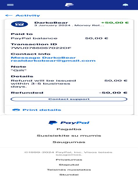 Paypal Transaction Details 2 Pdf