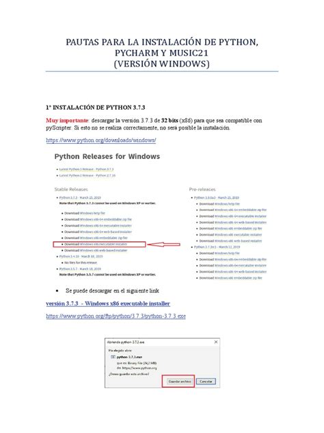 Instalacion Python Windows Pdf Software De La Aplicacion Plataformas De Computación