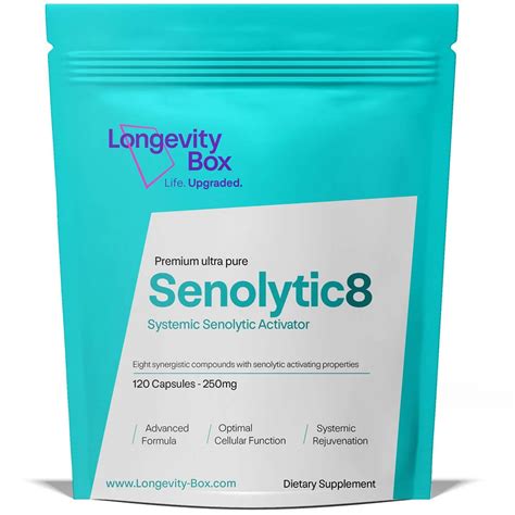Senolytic Supplement Senolytic 8 Senolytic Activator Longevity Box