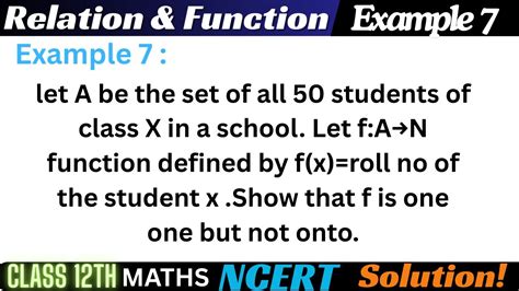 example 7 chapter1 relation and function class 12 math example 7
