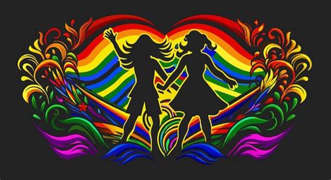 Premium Vector Vibrant Illustration Capturing The Joy Of Two Women