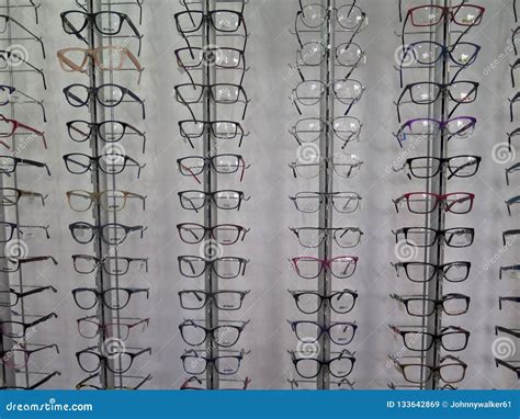 Spectacle Frames On Display Editorial Stock Image Image Of