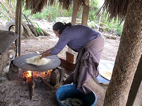 The Adventures Of Andrea And Salvador Making Cassava Bread