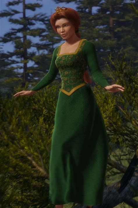 Princess Fiona Green Princess Fiona Red Dress Fiona Ogre Wedding
