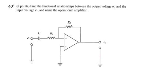 solved 8 ﻿points ﻿find the functional relationships