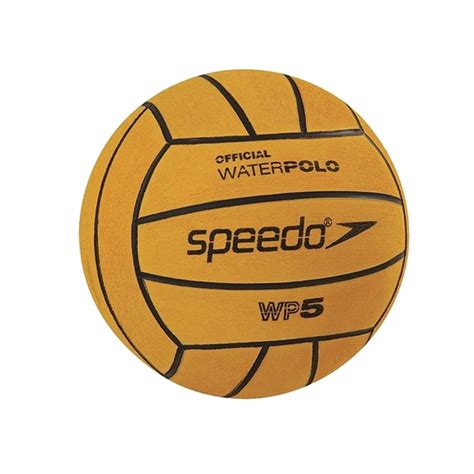 Bola De Polo Aquático Masculino Wp 5 Laranja Speedo Oficial Alta Performance E Aderência