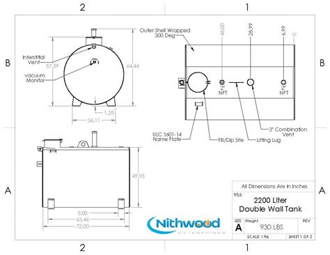Nithwood Fuel Tanks 500 Double Wall