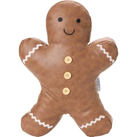 Aspen Gingerbread Man Shaped Throw Pillow 18x125” Save 84
