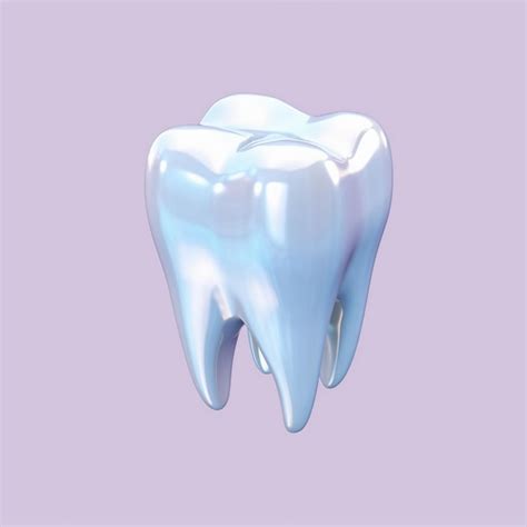 A Tooth Is Labeled With The Tooth Paste Premium Ai Generated Image