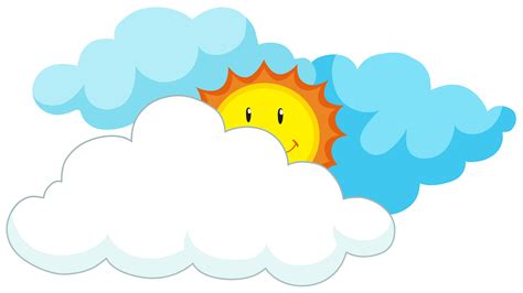 Sol Y Nubes Vectores Iconos Gráficos Y Fondos Para Descargar Gratis