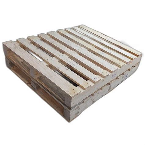 Industrial Packaging Rubber Wood Pallet At ₹ 800piece Wooden Storage