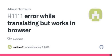 Error While Translating But Works In Browser · Issue 1111 · Artikash