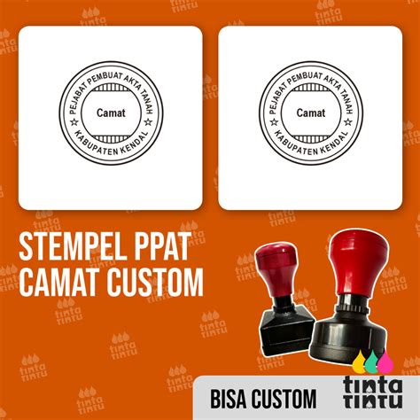 Jual Stempel Ppat Camat Custom Shopee Indonesia