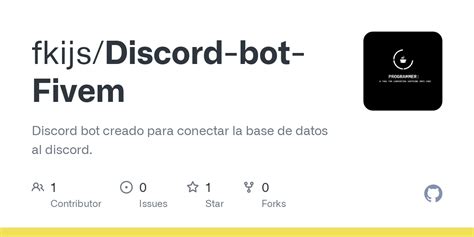 github fkijs discord bot fivem discord bot creado para conectar la