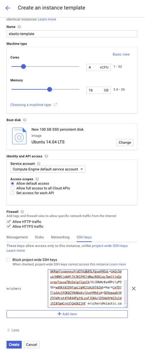 Google Cloud Platform GCP Elastic Cloud Enterprise Reference Elastic