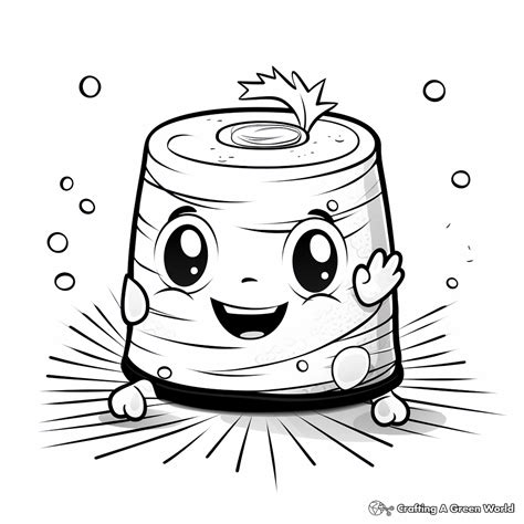 Sushi Coloring Pages Free And Printable