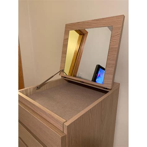 Ikea Malm Tall Dresser W Mirror Aptdeco