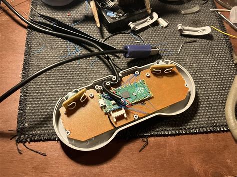 Snes Controller Converted For Gamecube Use Via Pico Pi R Gamecube