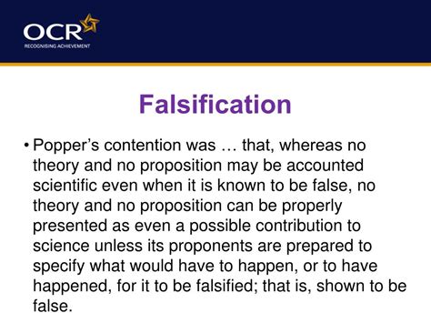 Ppt Falsification Powerpoint Presentation Free Download Id4702771