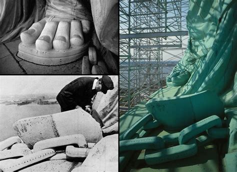 Why Are The Statue Of Liberty Feet Chained At George Partington Blog